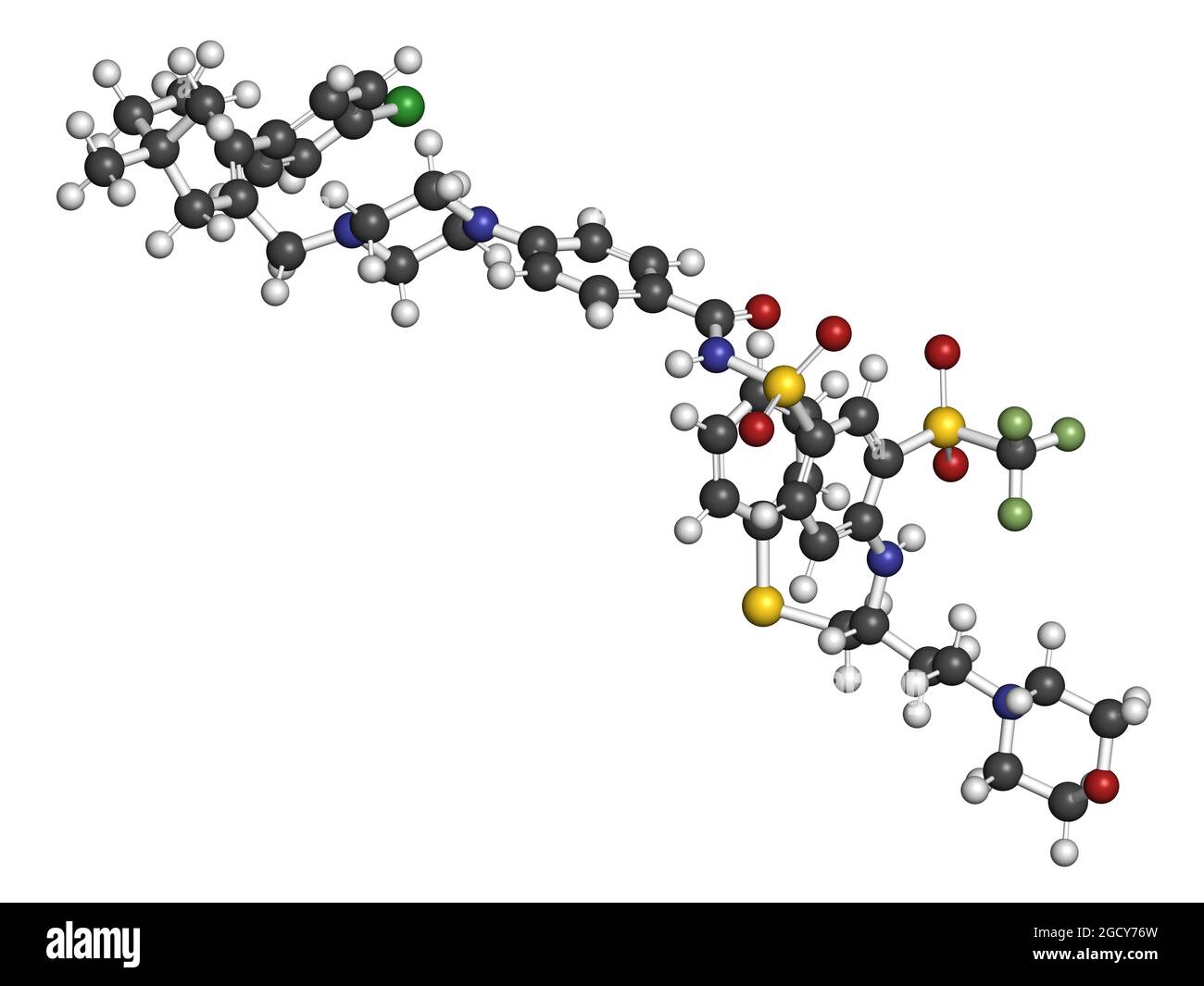 Navitoclax drug molecule. 3D rendering Stock Photo - Alamy