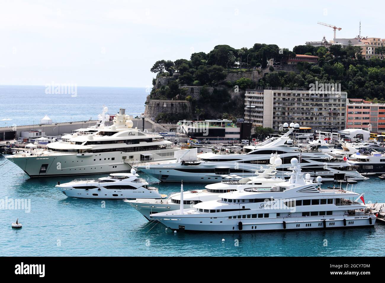 Boats in the scenic Monaco Harbour. Monaco Grand Prix, Thursday 24th ...