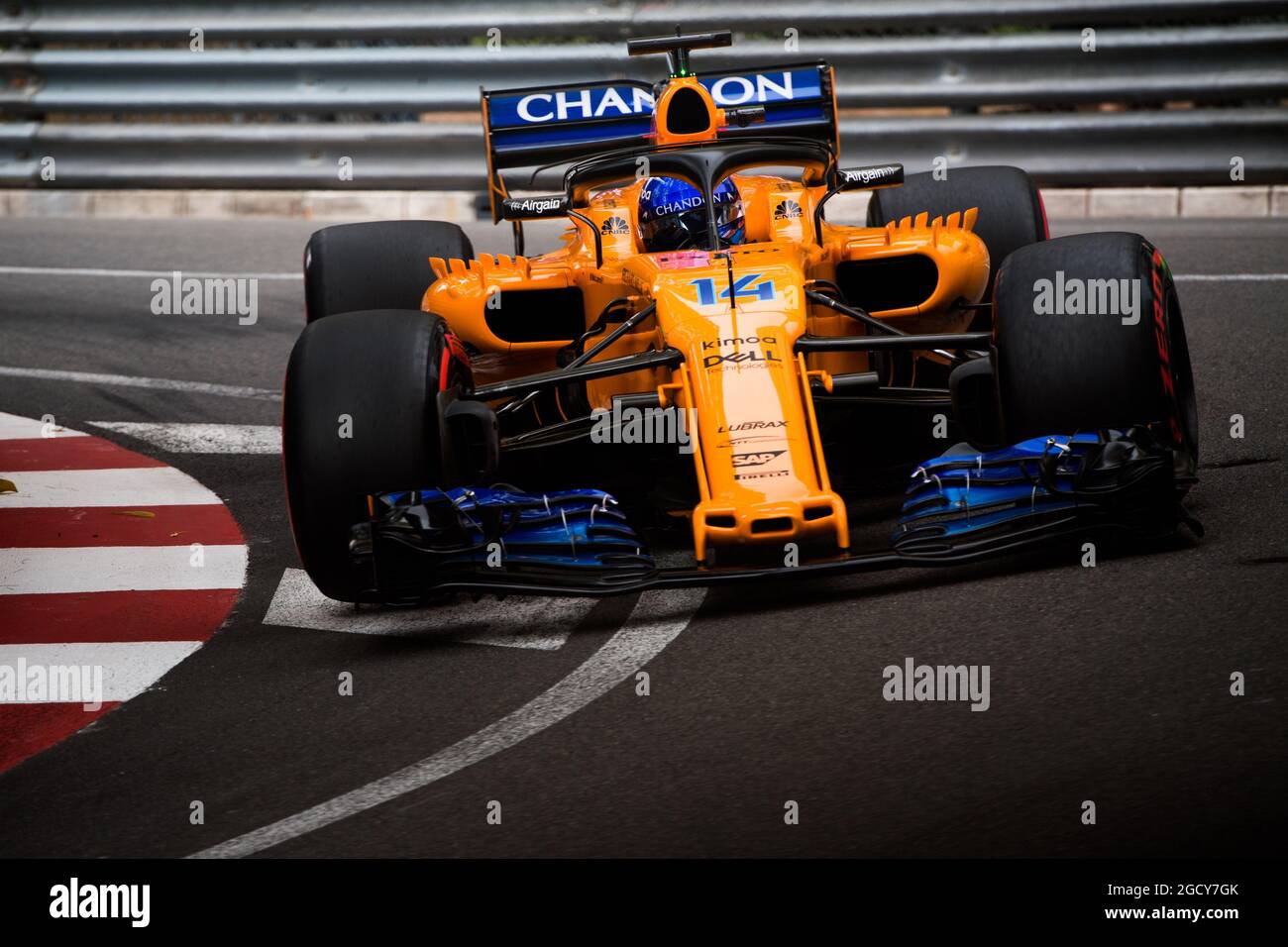 Fernando Alonso (ESP) McLaren MCL33. Monaco Grand Prix, Thursday 24th ...