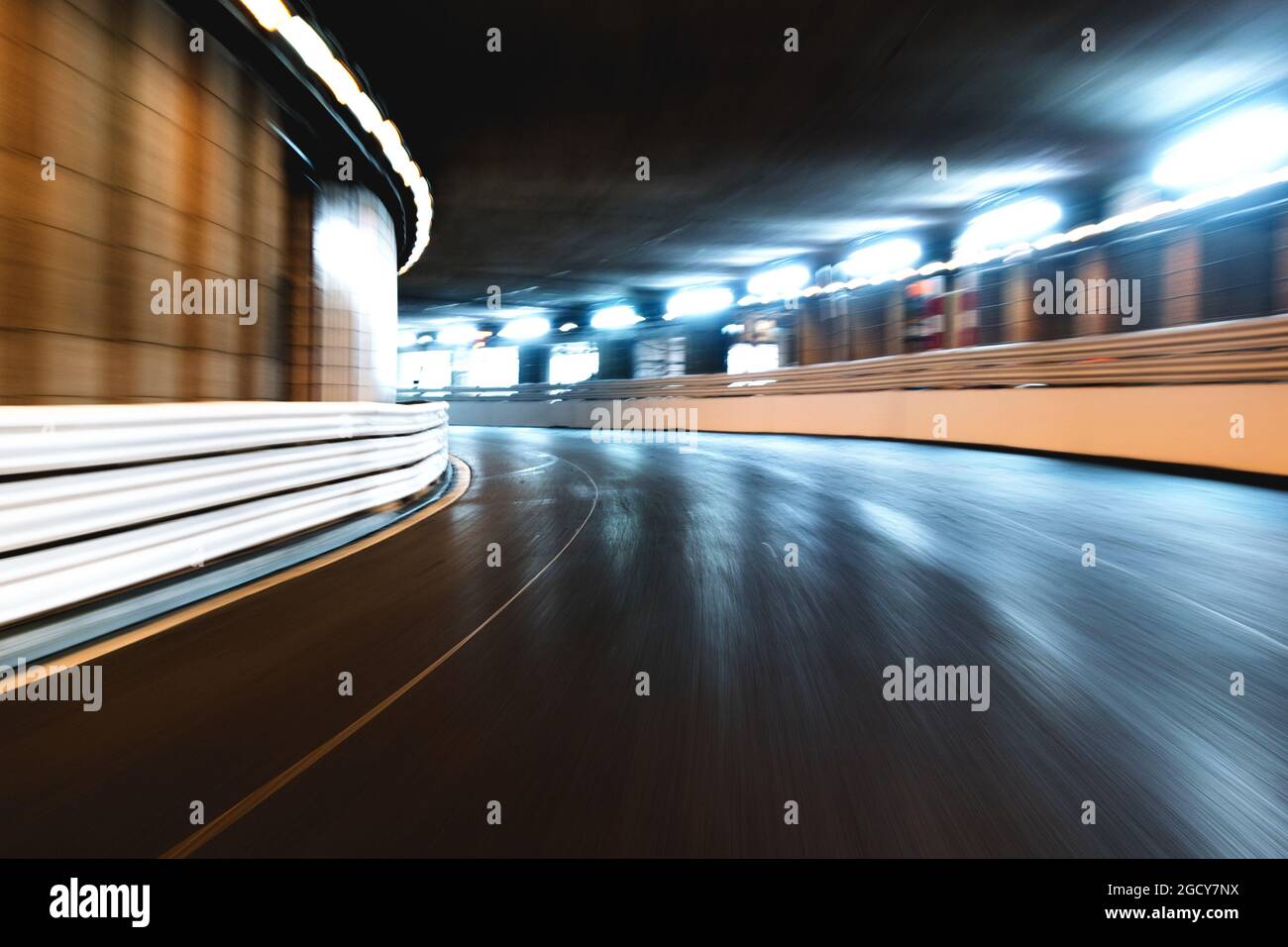 The tunnel. Monaco Grand Prix, Thursday 24th May 2018. Monte Carlo ...