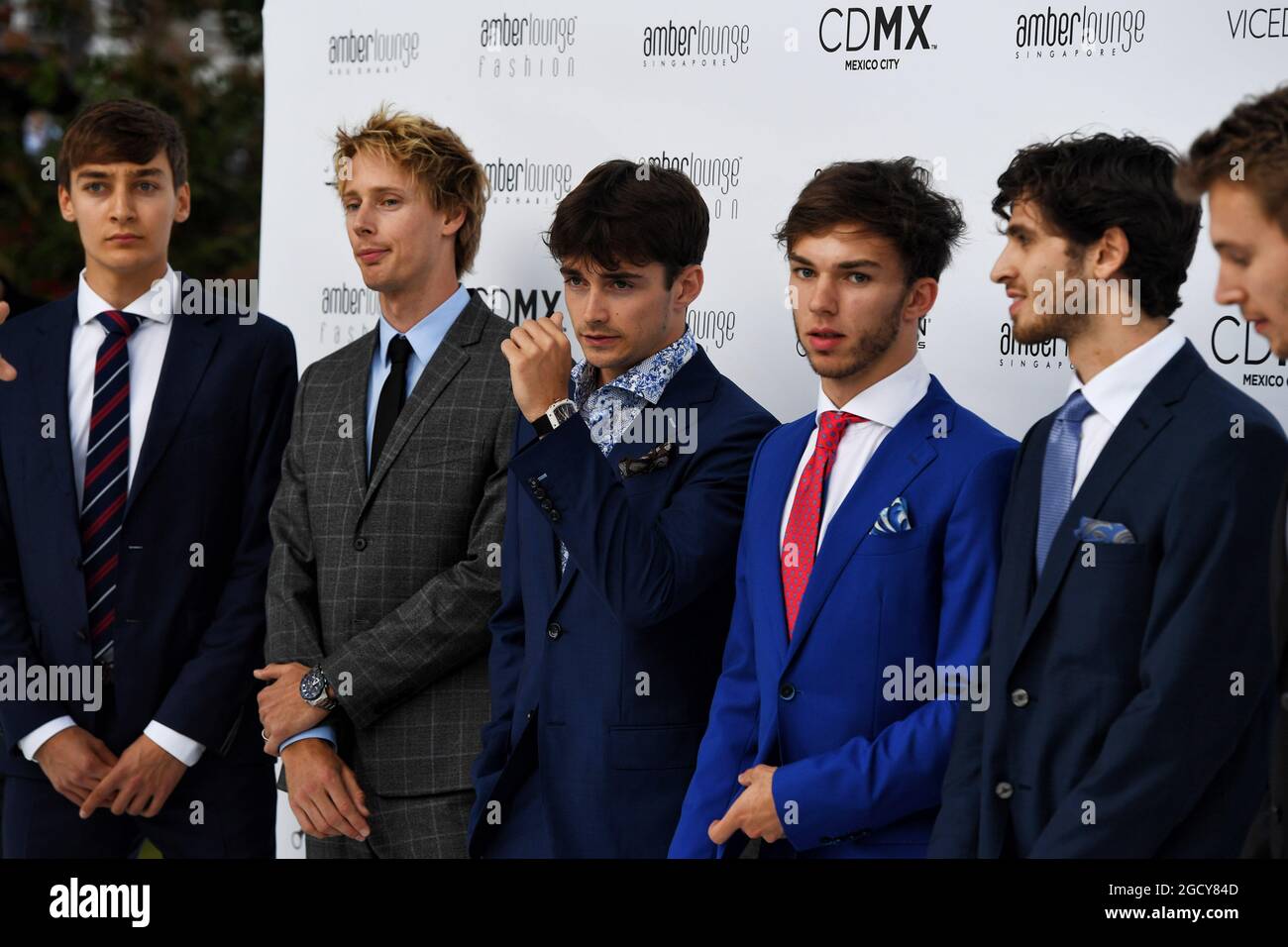 Mercedes amg f1 reserve driver brendon hartley hi-res stock photography ...