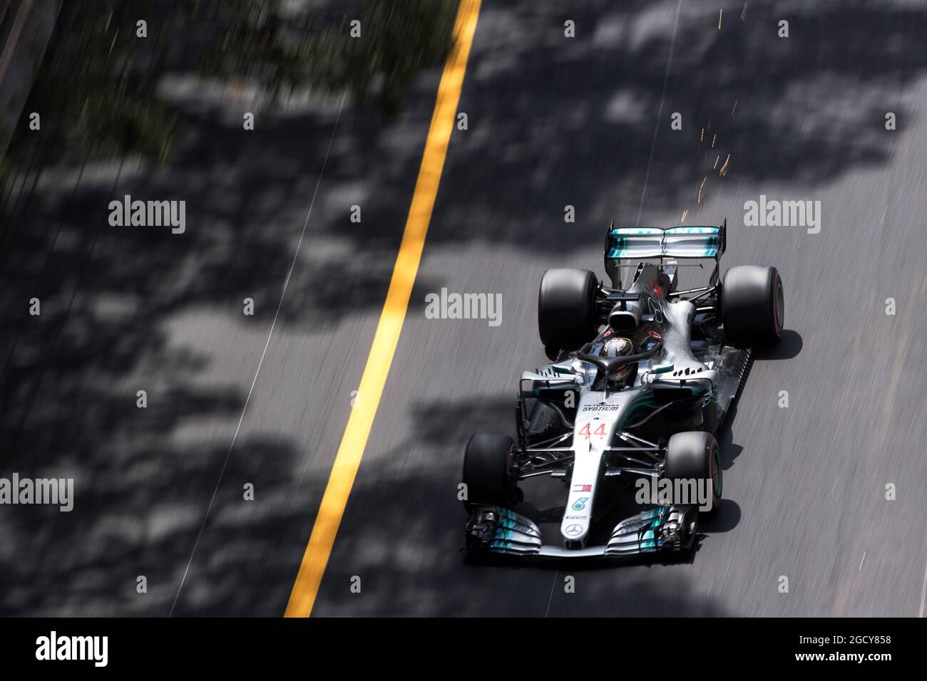 Lewis Hamilton (GBR) Mercedes AMG F1 W09. Monaco Grand Prix, Saturday ...