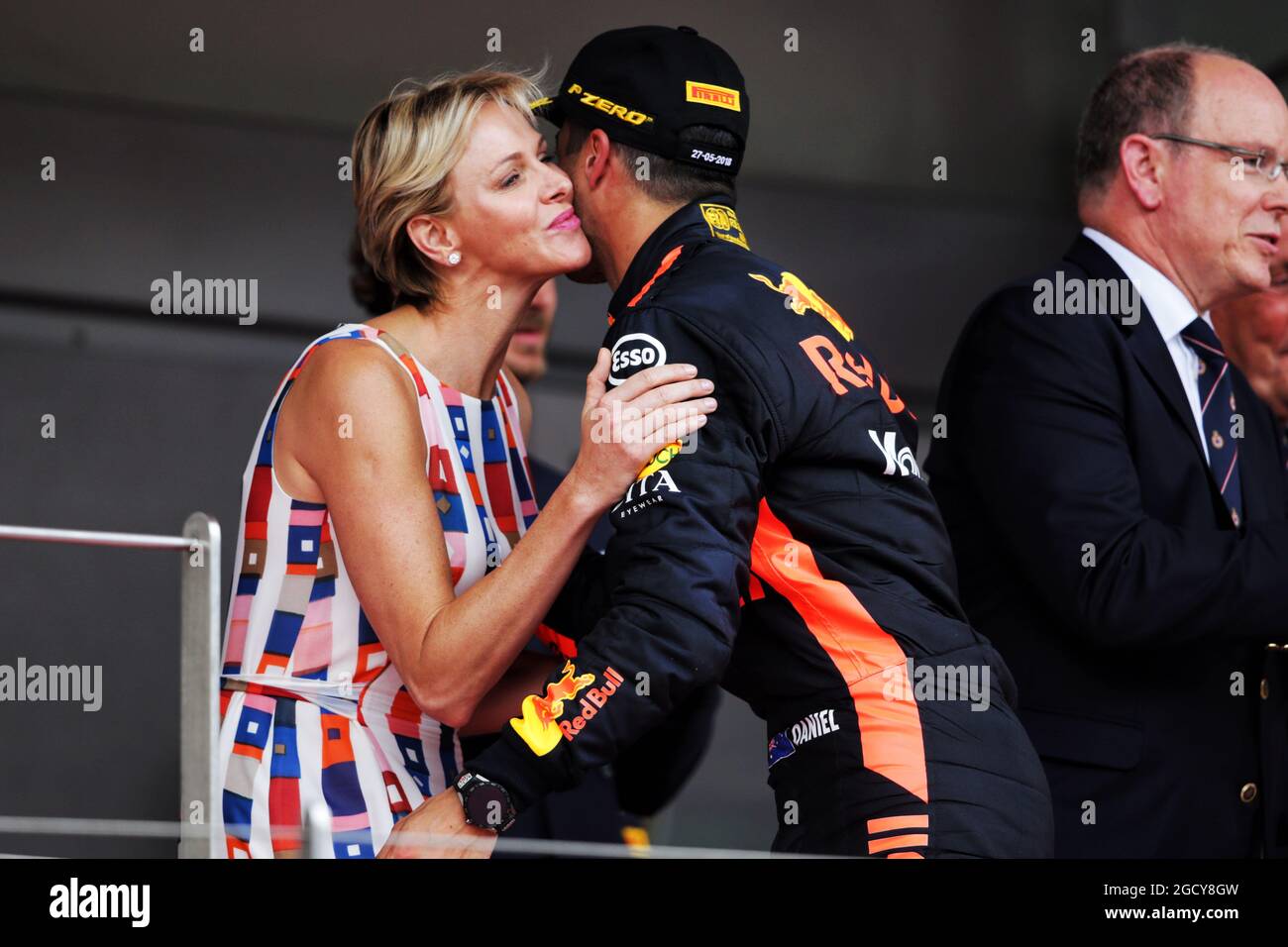 Race winner Daniel Ricciardo (AUS) Red Bull Racing celebrates on the ...