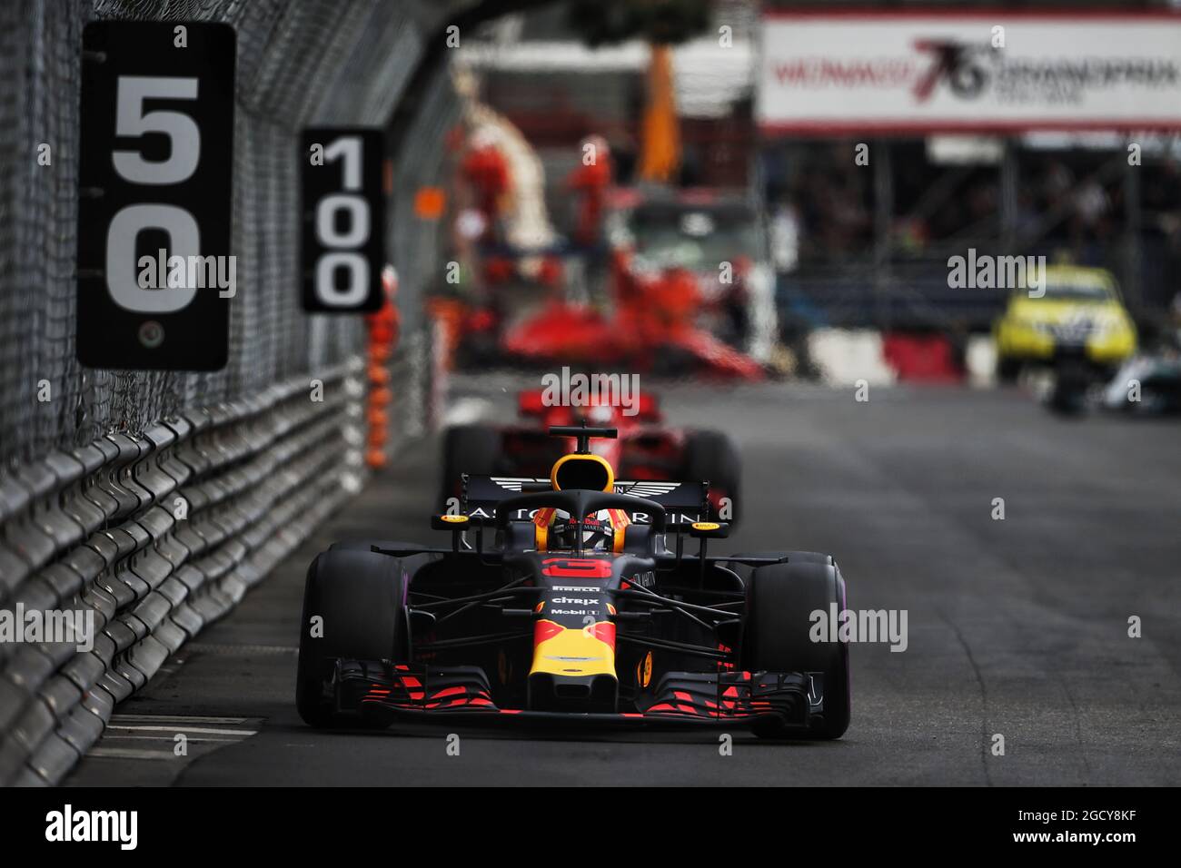 Daniel Ricciardo (AUS) Red Bull Racing RB14. Monaco Grand Prix, Sunday ...