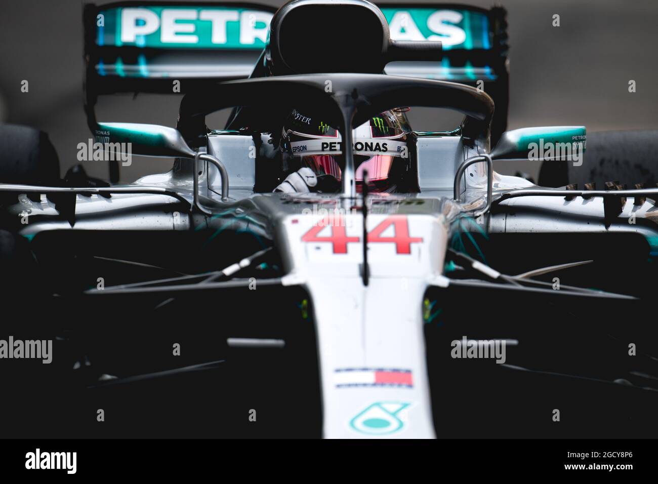 Lewis Hamilton (GBR) Mercedes AMG F1 W09. Monaco Grand Prix, Sunday ...