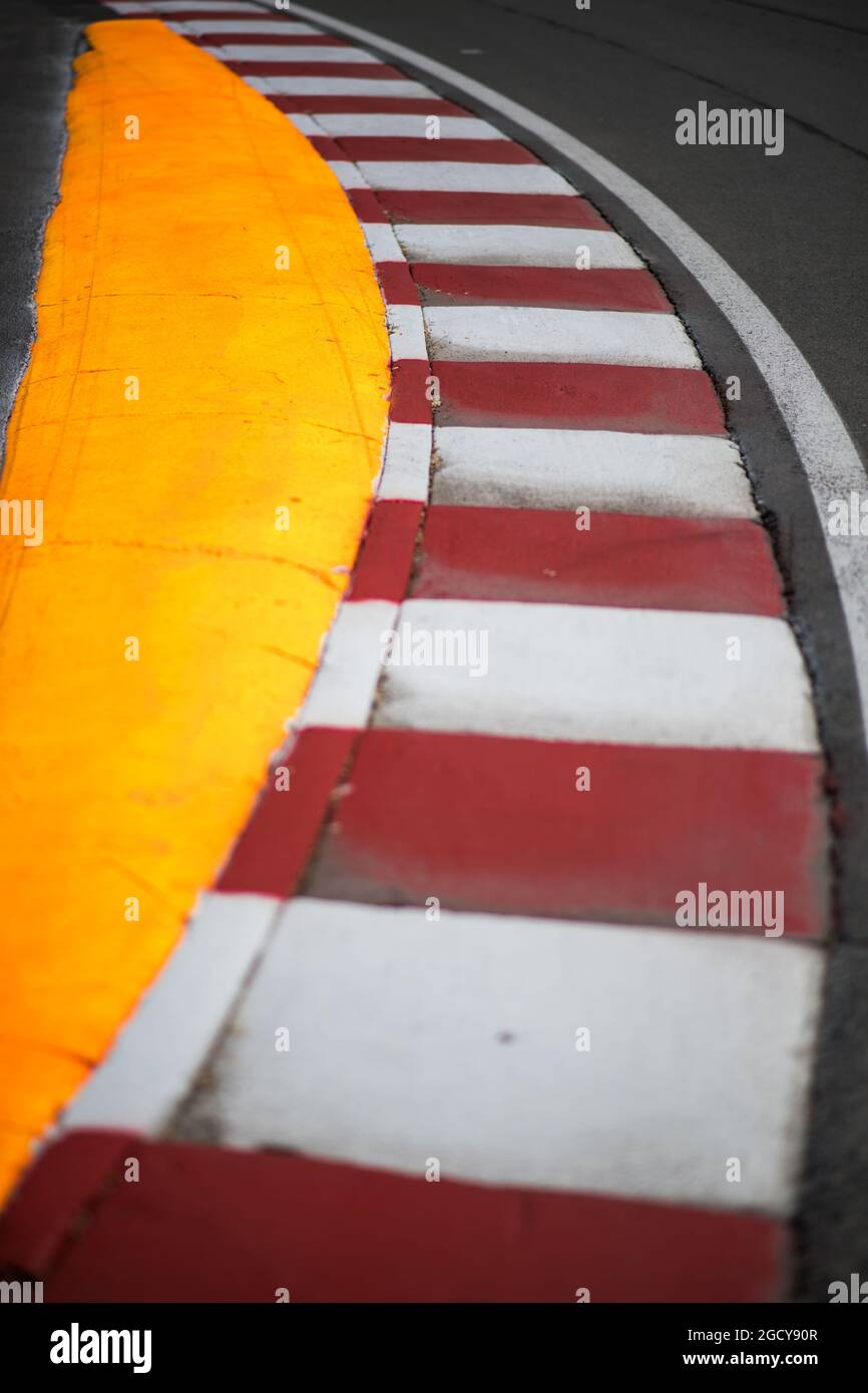 Track atmosphere - kerb. Canadian Grand Prix, Thursday 7th June 2018 ...