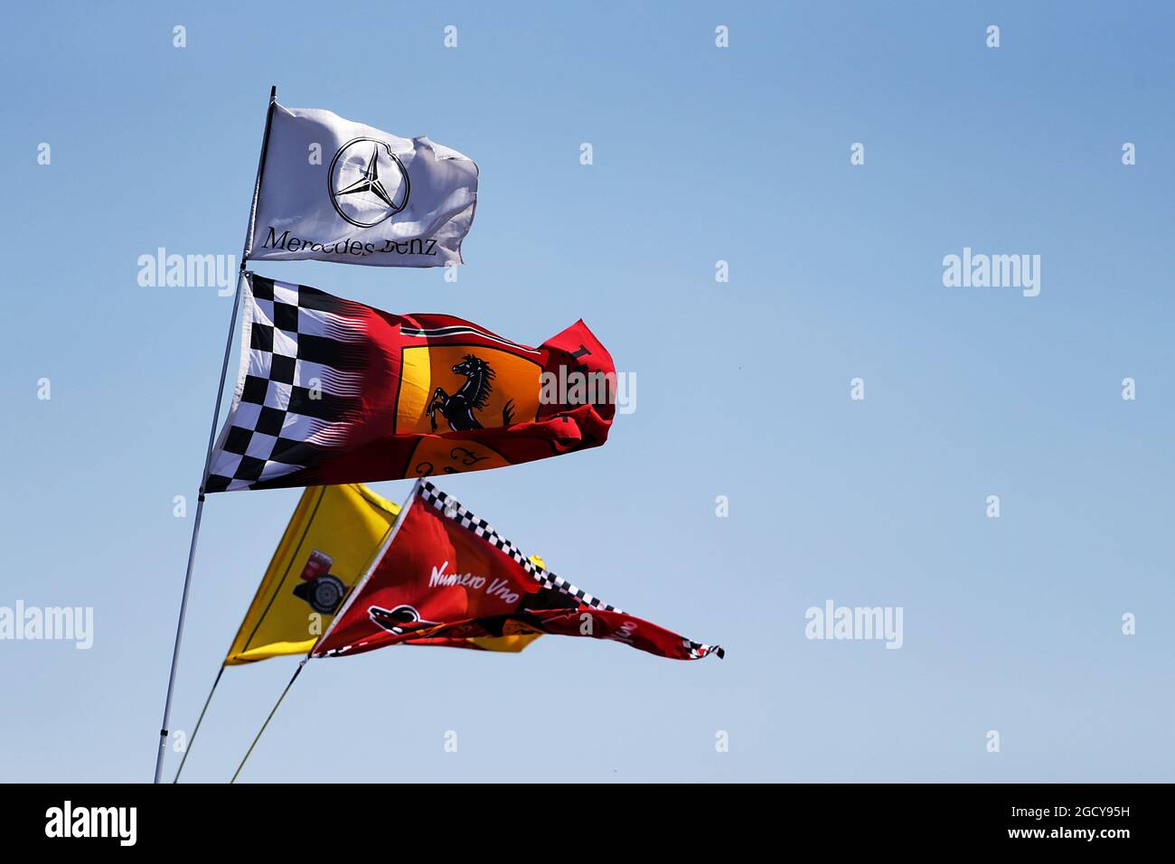 Fans flags hi-res stock photography and images - Alamy