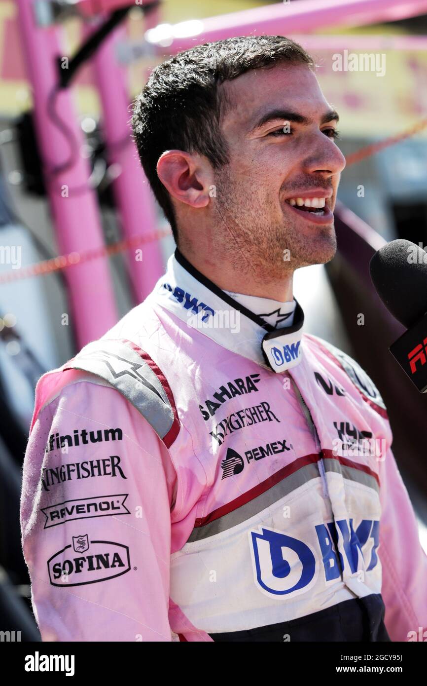 Sahara force india f1 team nicholas latifi hi-res stock photography and ...