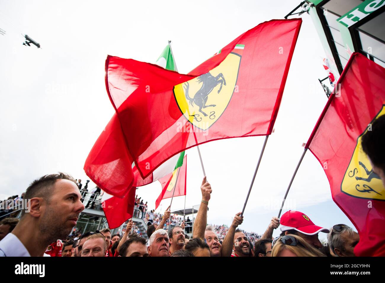 Ferrari celebrate at podium hi-res stock photography and images - Alamy