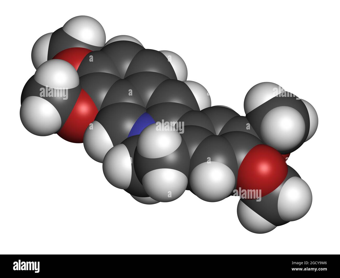Palmatine herbal alkaloid molecule. 3D rendering Stock Photo - Alamy