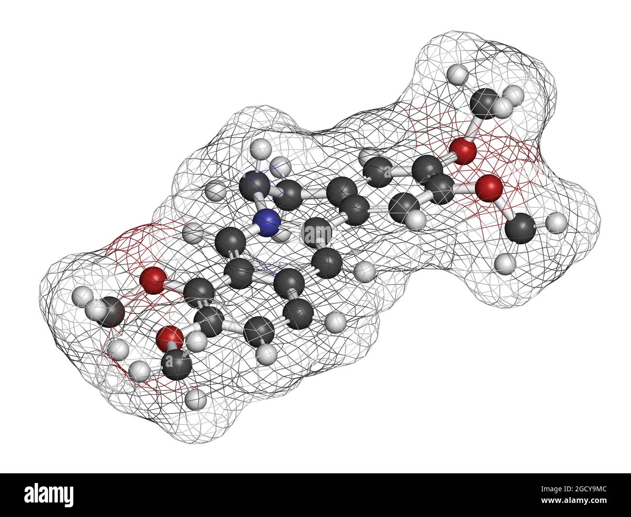 Palmatine herbal alkaloid molecule. 3D rendering Stock Photo - Alamy