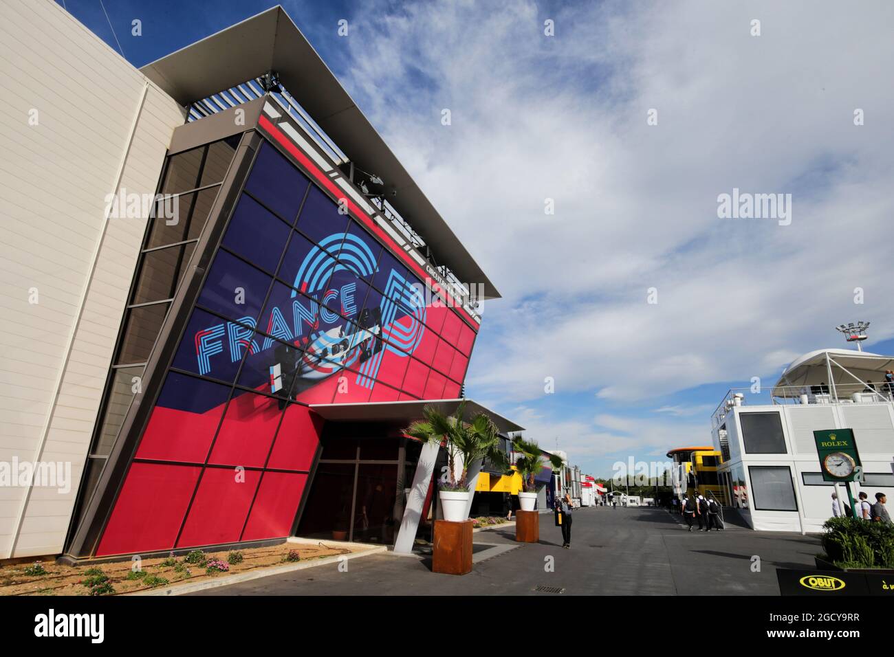The paddock. French Grand Prix, Friday 22nd June 2018. Paul Ricard ...