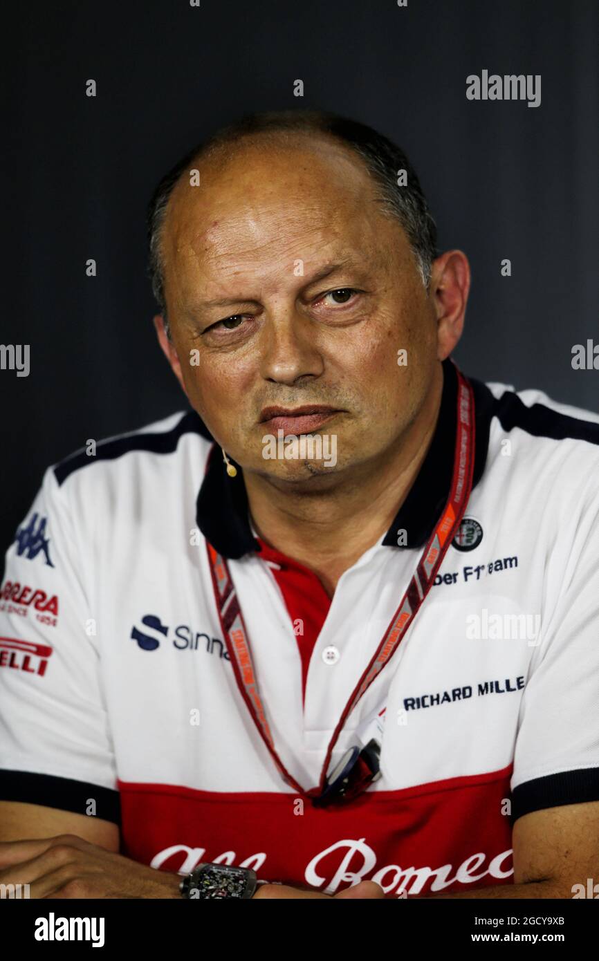 Frederic Vasseur (FRA) Sauber F1 Team, Team Principal in the FIA Press ... Frederic Vasseur (FRA) Sauber F1 Team, Team Principal in the FIA Press ...
