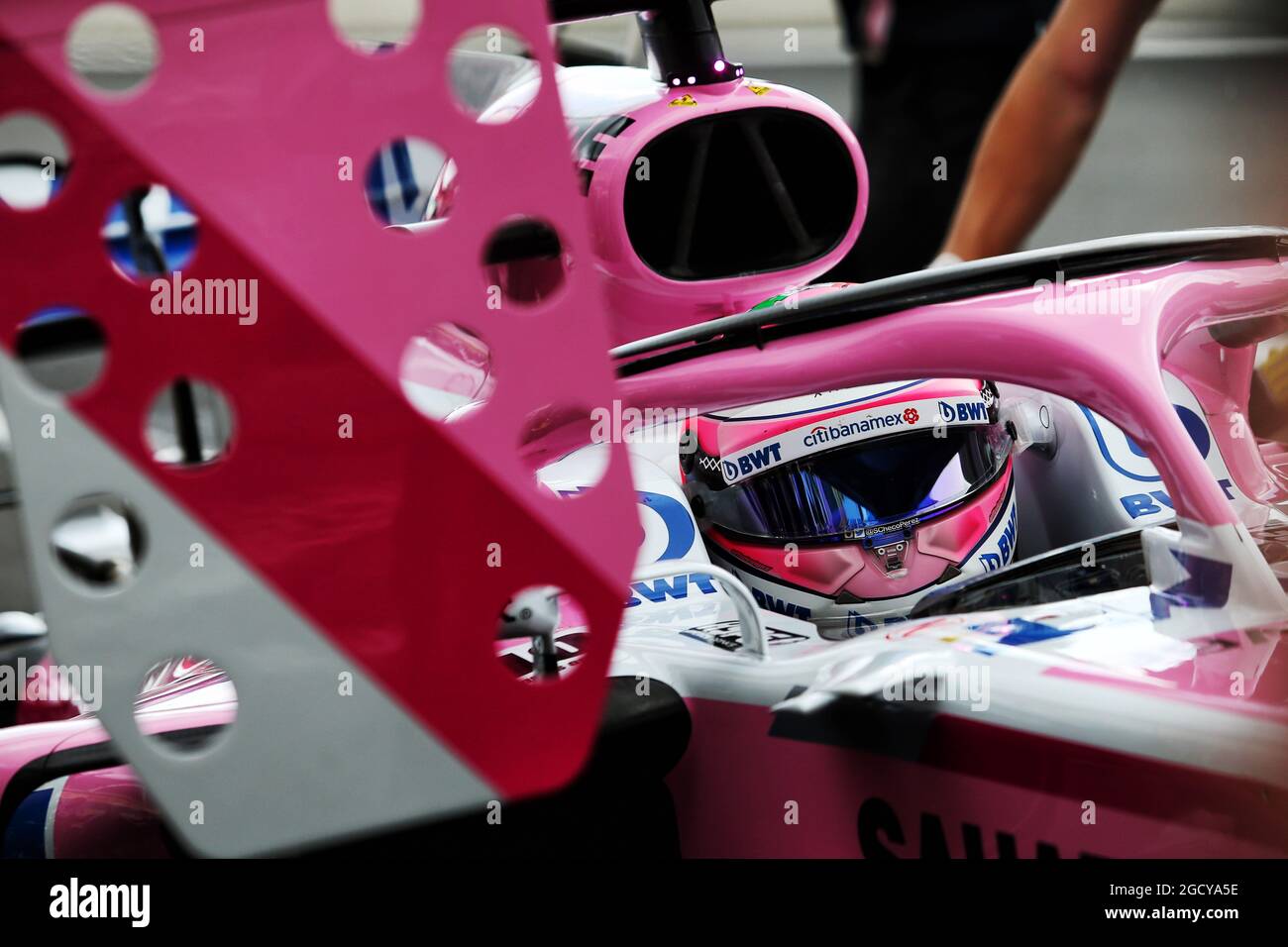 Sergio Perez (MEX) Sahara Force India F1 VJM11. French Grand Prix ...