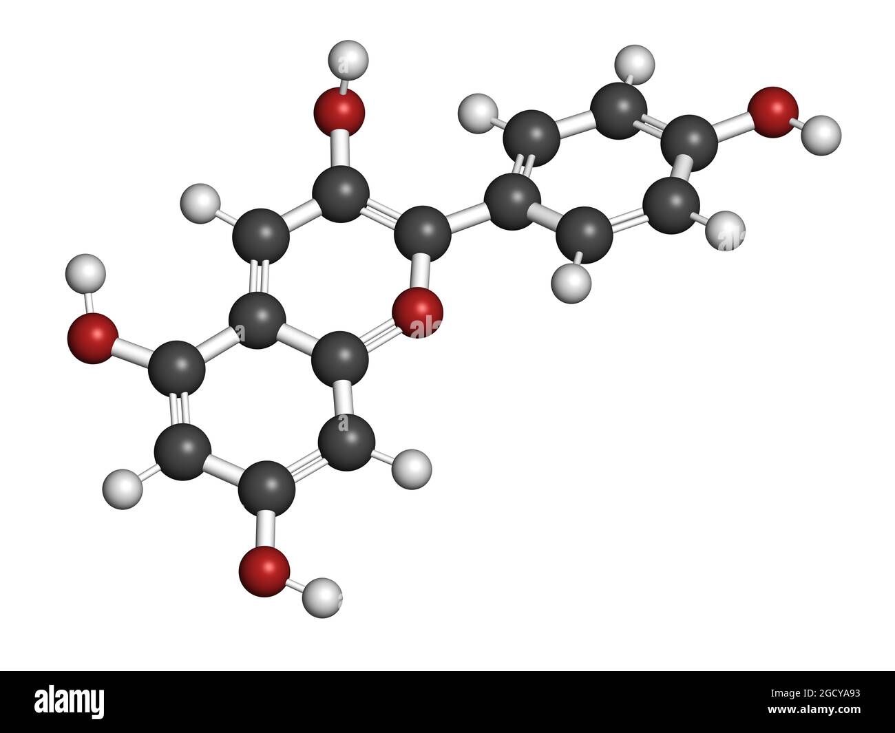 Pelargonidin pigment molecule. 3D rendering Stock Photo - Alamy