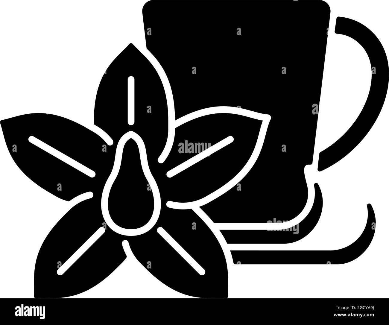 Chai tea icon Cut Out Stock Images & Pictures - Alamy