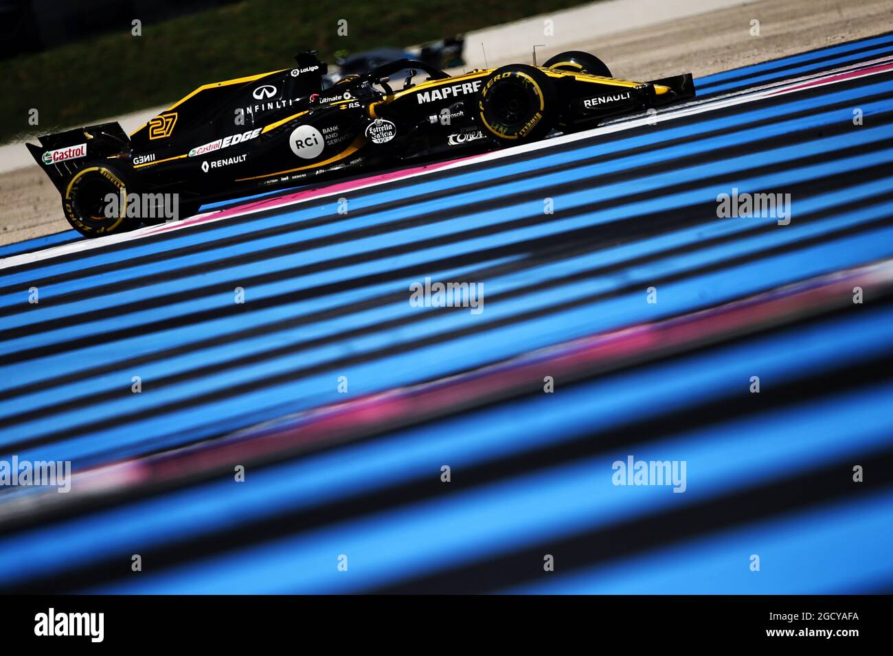 Nico Hulkenberg (GER) Renault Sport F1 Team RS18. French Grand Prix ...