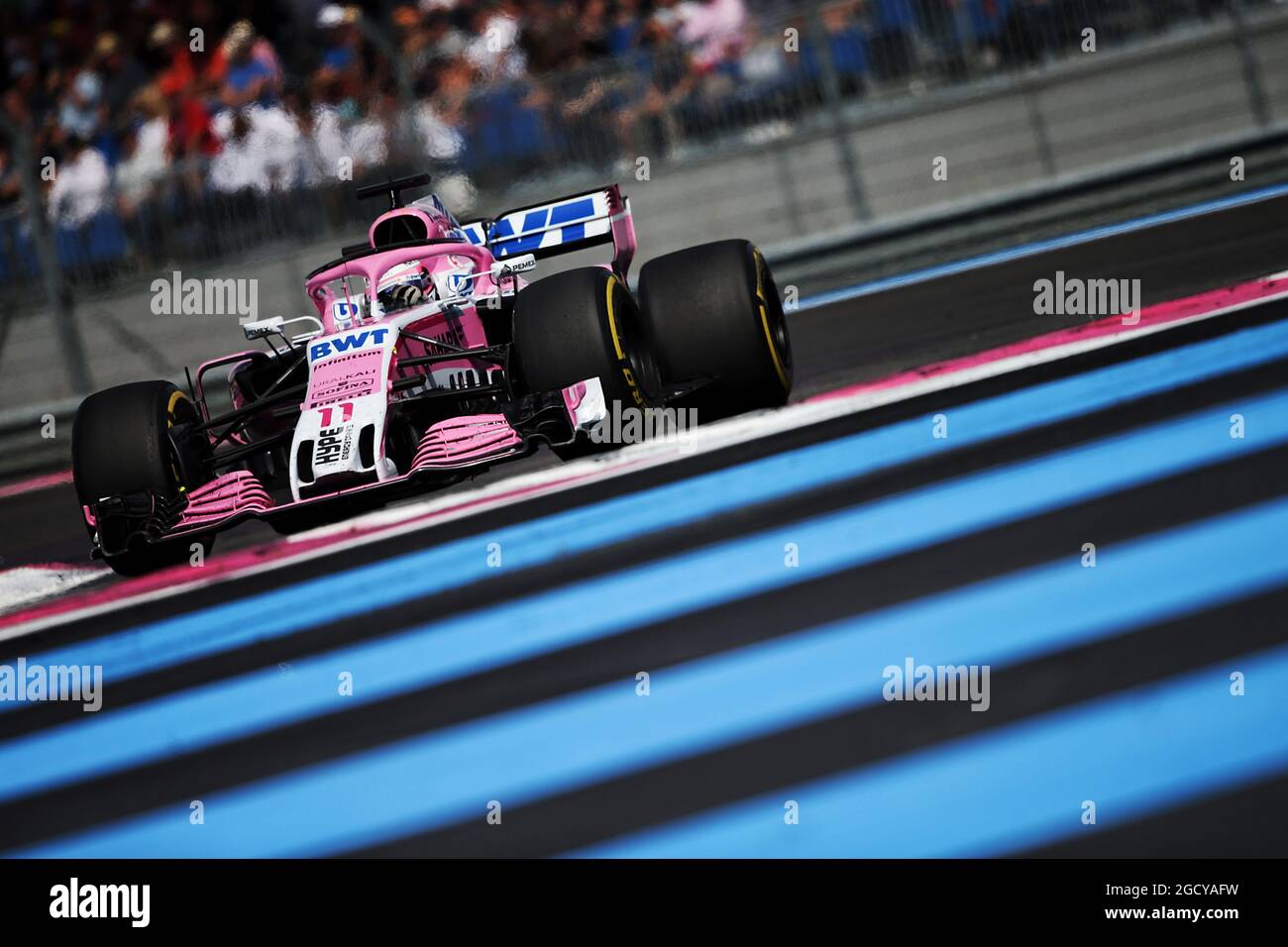 Sergio Perez (MEX) Sahara Force India F1 VJM11. French Grand Prix ...