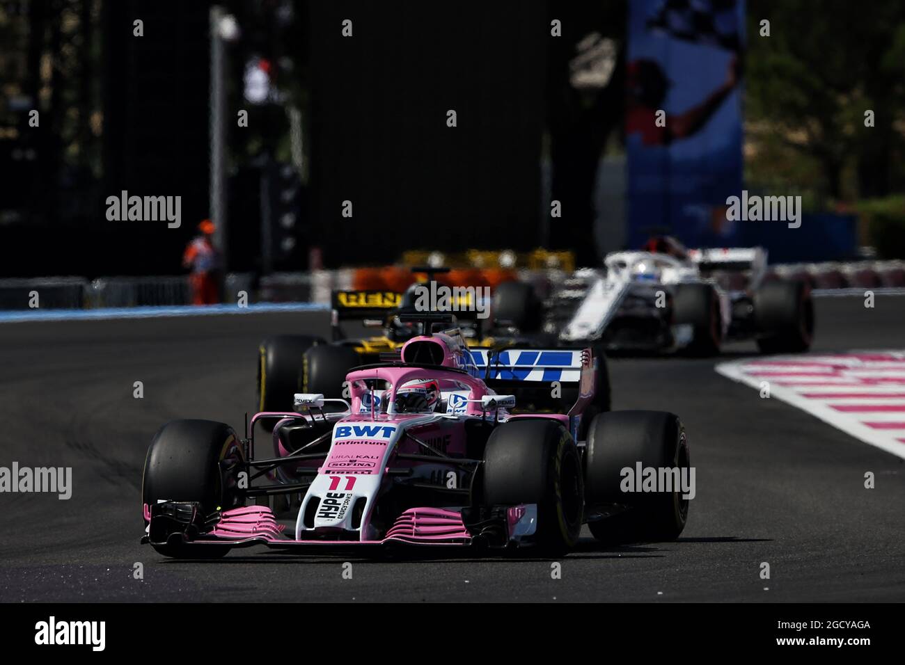 Sergio Perez (MEX) Sahara Force India F1 VJM11. French Grand Prix ...