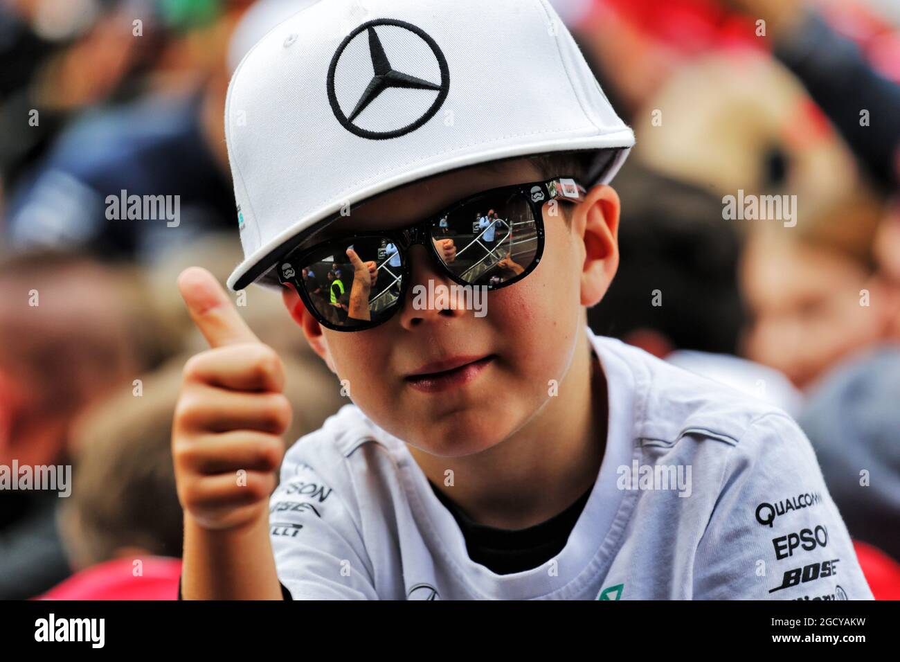 Mercedes amg f1 a young fan hi-res stock photography and images - Alamy