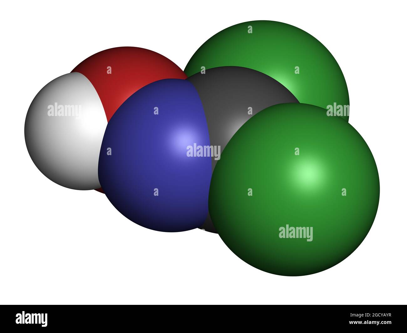 Phosgene oxime chemical weapon molecule hi-res stock photography and ...