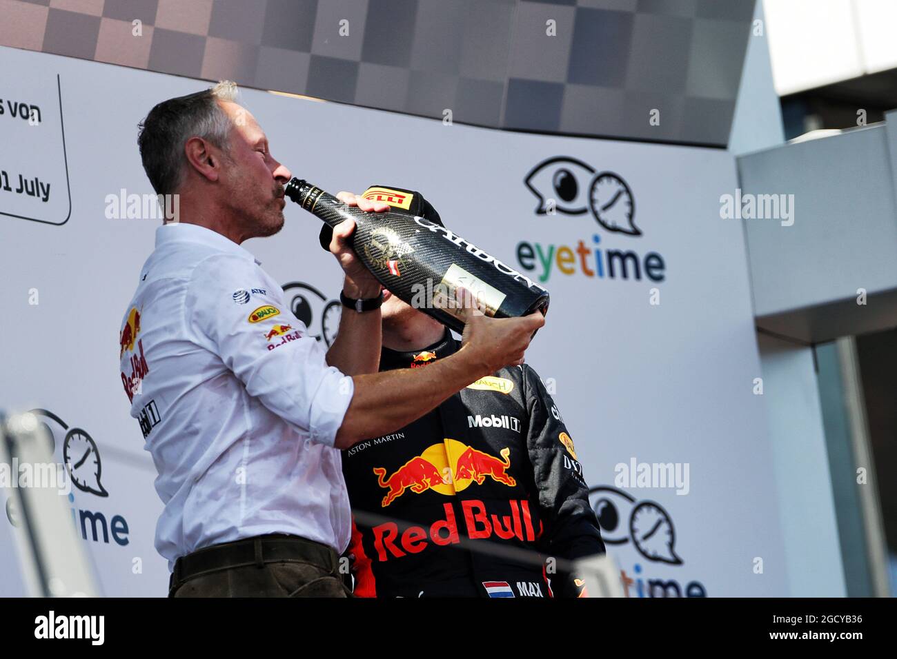 Jonathan Wheatley (GBR) Red Bull Racing Team Manager celebrates on the ...