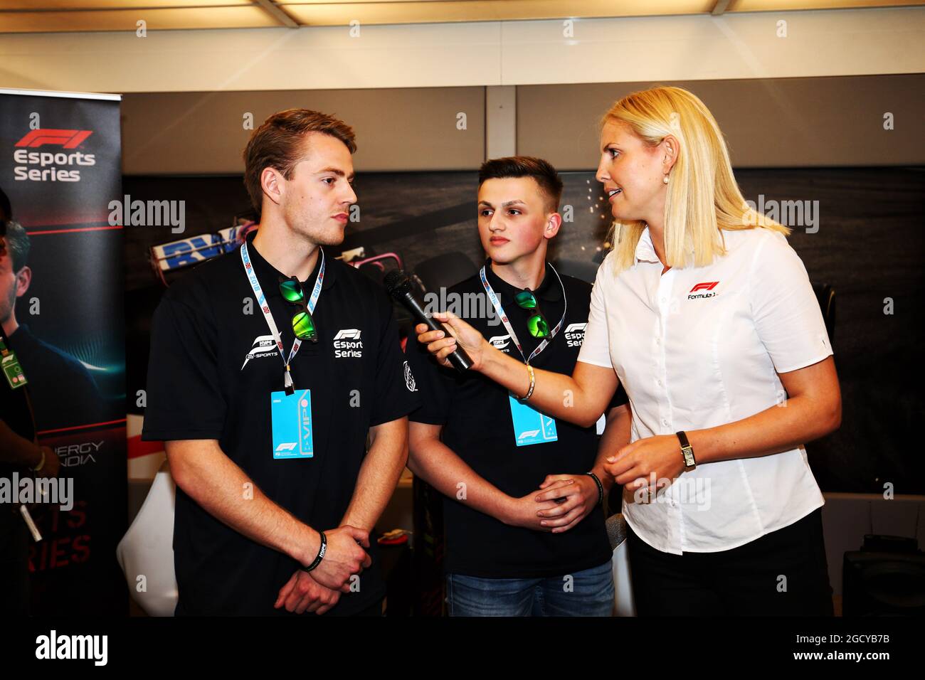 (L to R): Mads Sorensen (DEN) Hype Energy eForce India with Marcel ...