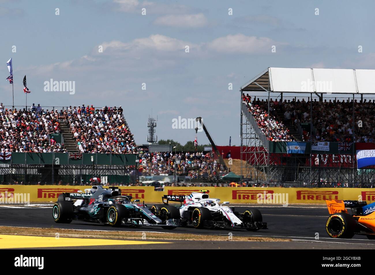 Williams fw41 battle for position hi-res stock photography and images ...
