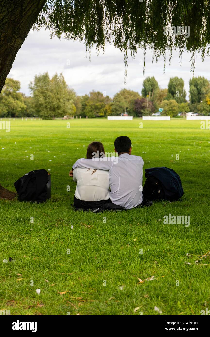 Couple very much in love enjoy each others company Stock Photo - Alamy