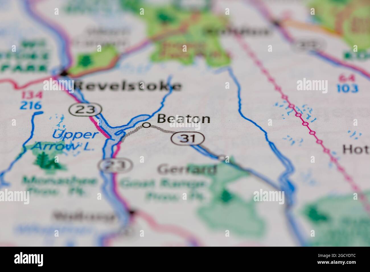 Map of beaton hi-res stock photography and images - Alamy