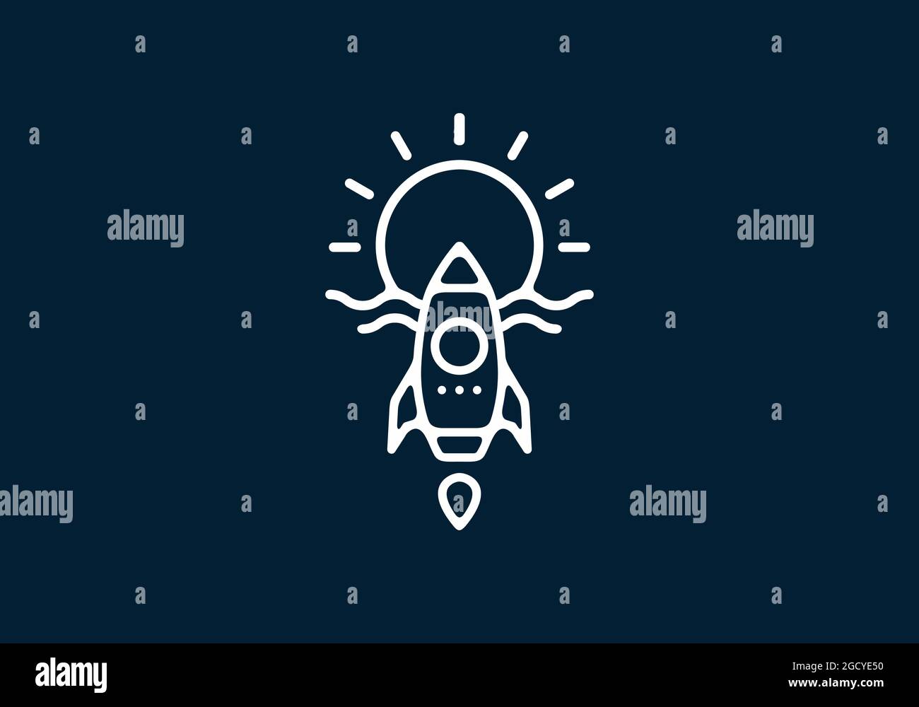 Sun line art hi-res stock photography and images - Alamy