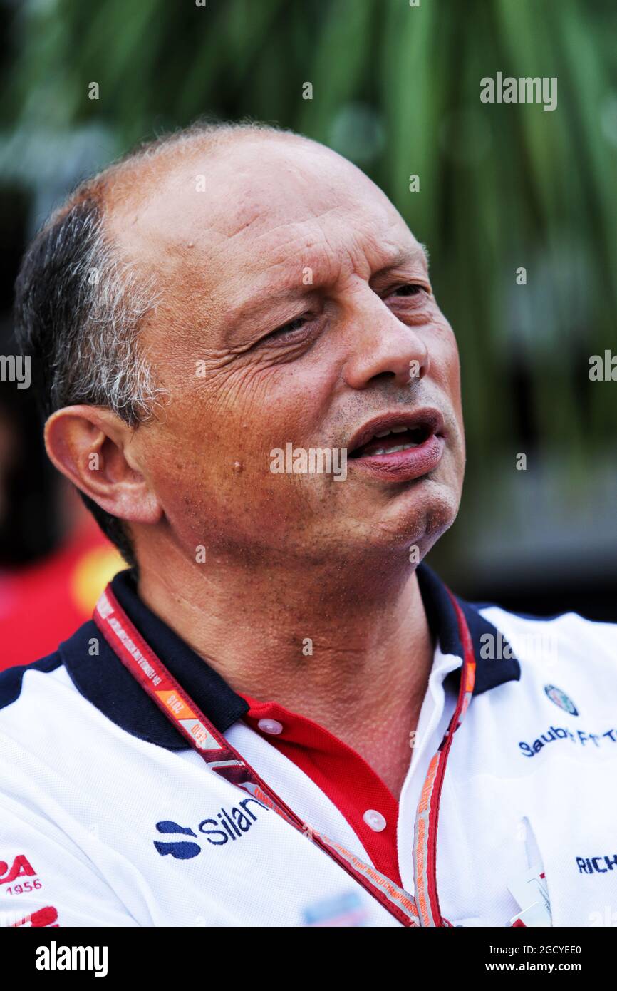 Frederic Vasseur (FRA) Sauber F1 Team, Team Principal. Belgian Grand ... Frederic Vasseur (FRA) Sauber F1 Team, Team Principal. Belgian Grand ...