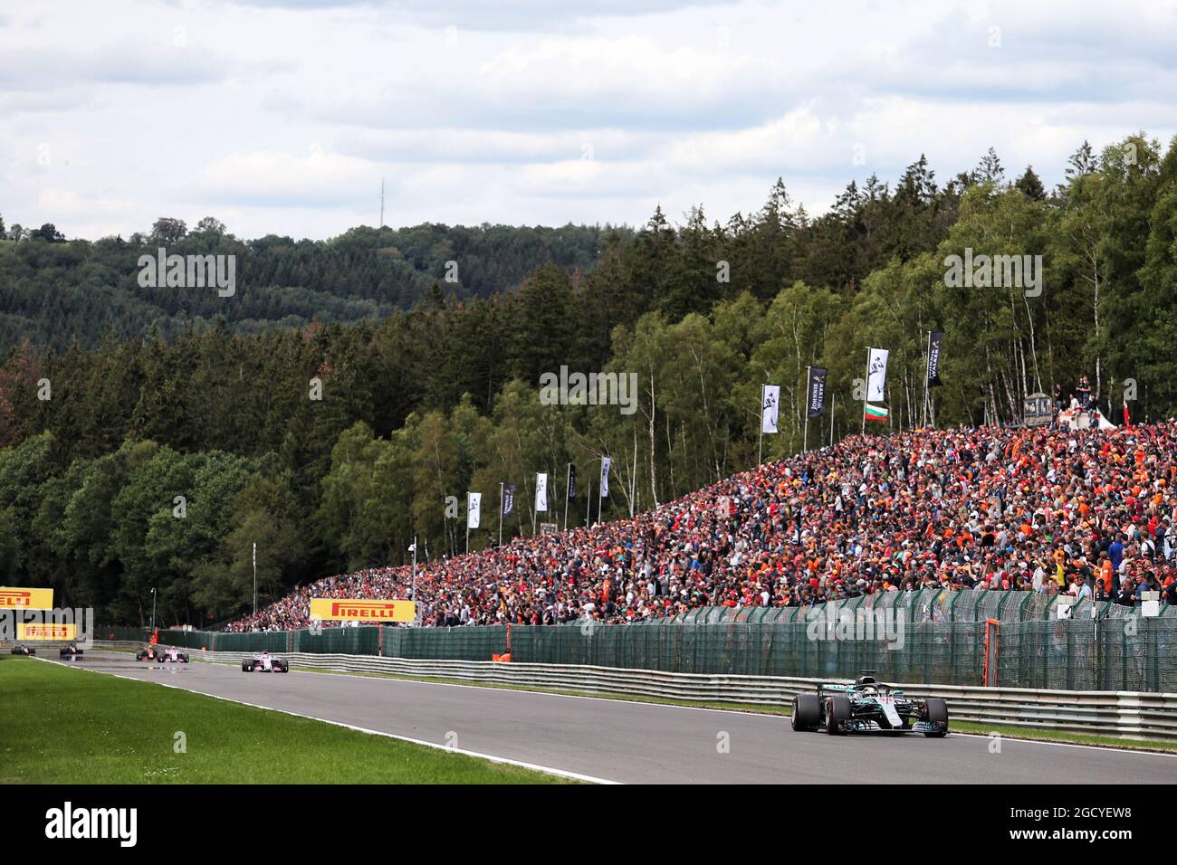 Lewis Hamilton (GBR) Mercedes AMG F1 W09. Belgian Grand Prix, Sunday ...
