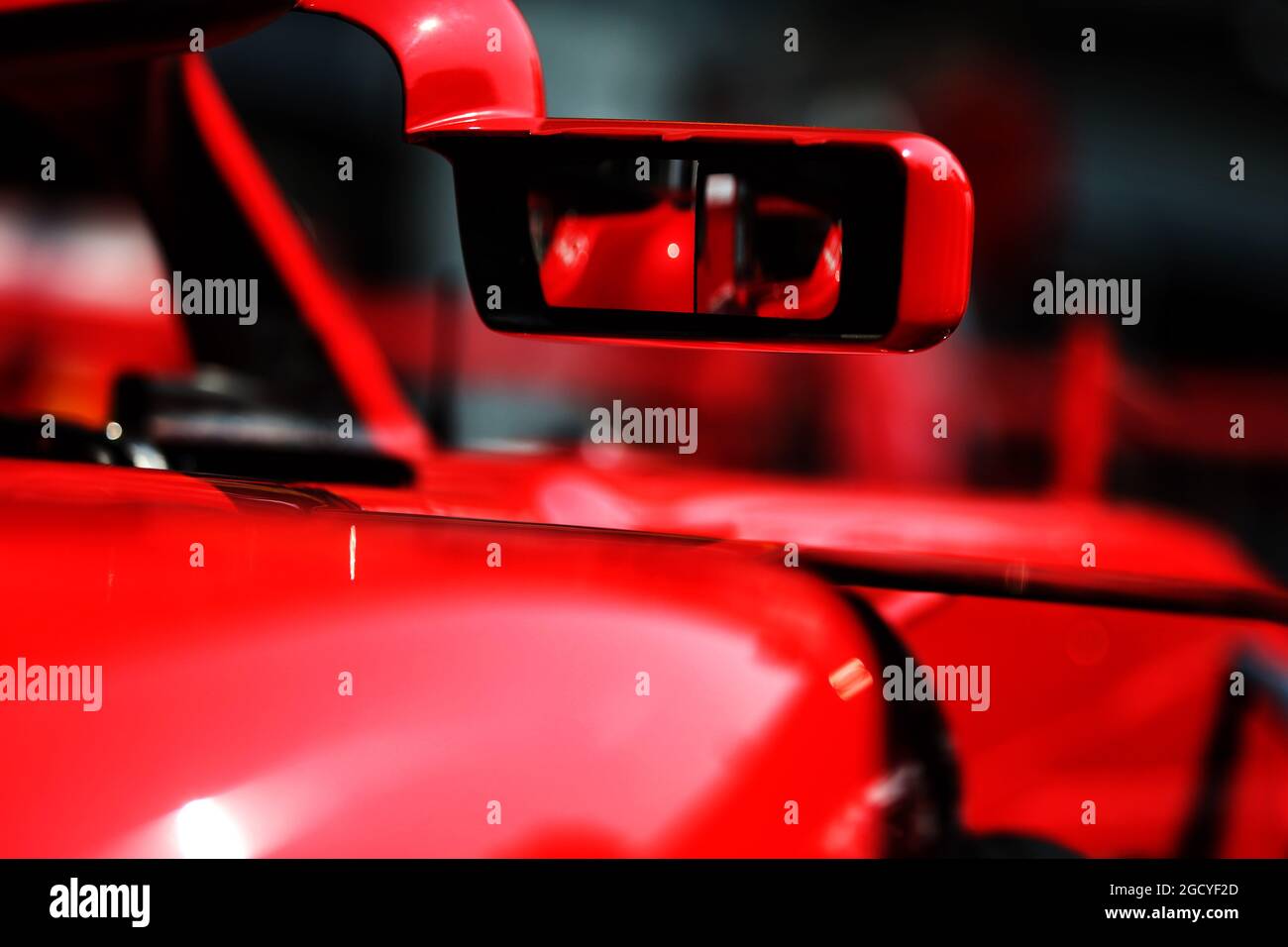 Ferrari SF71H mirror. Italian Grand Prix, Thursday 30th August 2018 ...