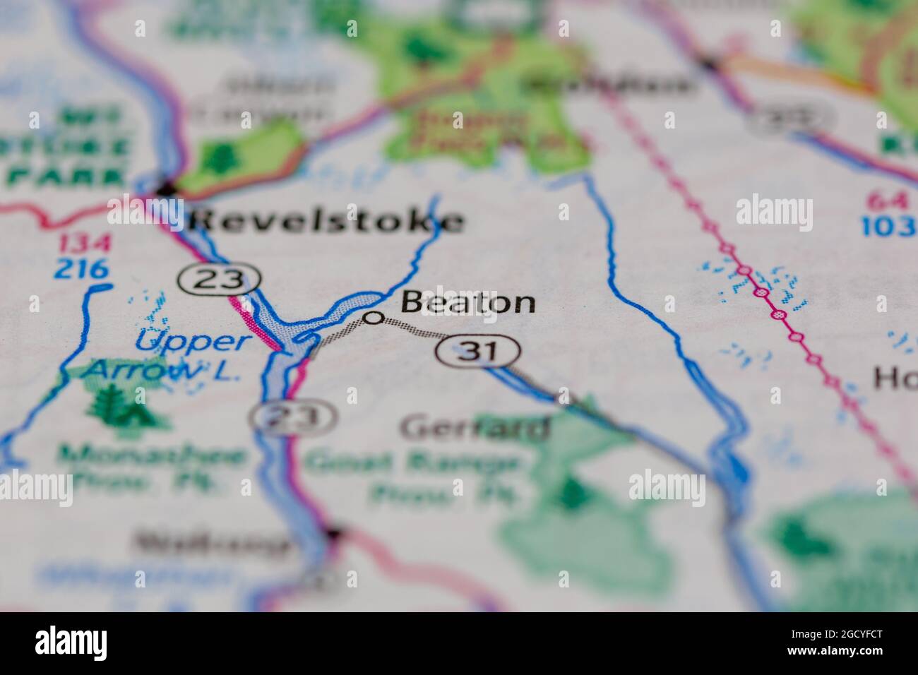 Map of beaton hi-res stock photography and images - Alamy