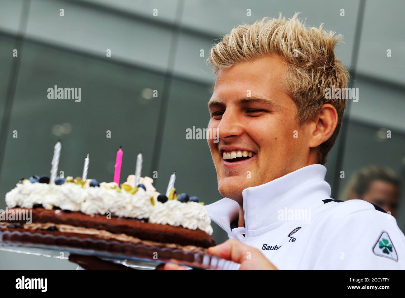Marcus Ericsson (SWE) Sauber F1 Team celebrates his birthday. Italian ...