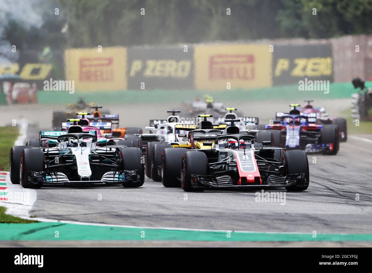 Haas f1 team vf 18 valtteri bottas hi-res stock photography and images ...