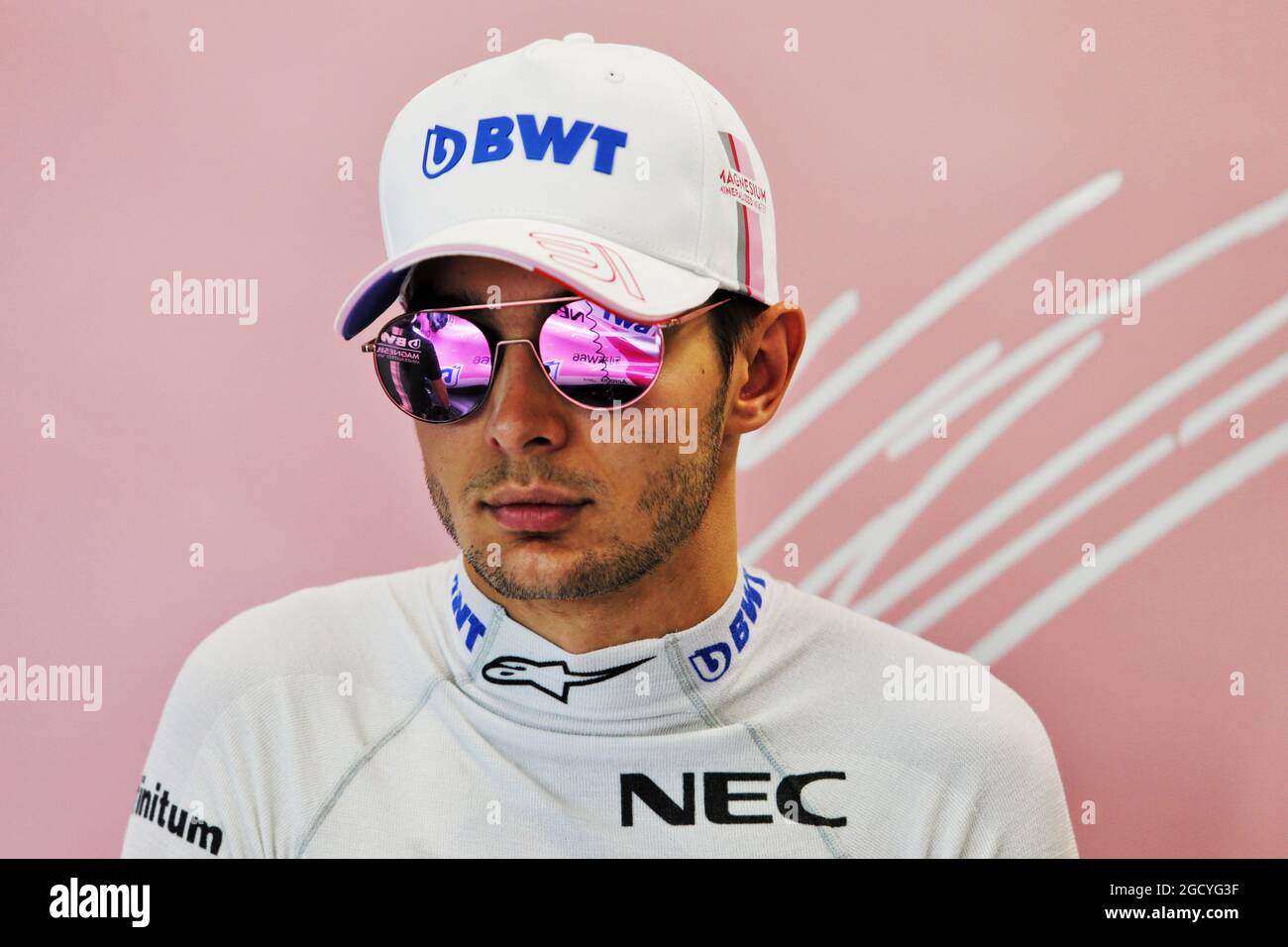 Esteban Ocon (FRA) Racing Point Force India F1 Team. Singapore Grand ...