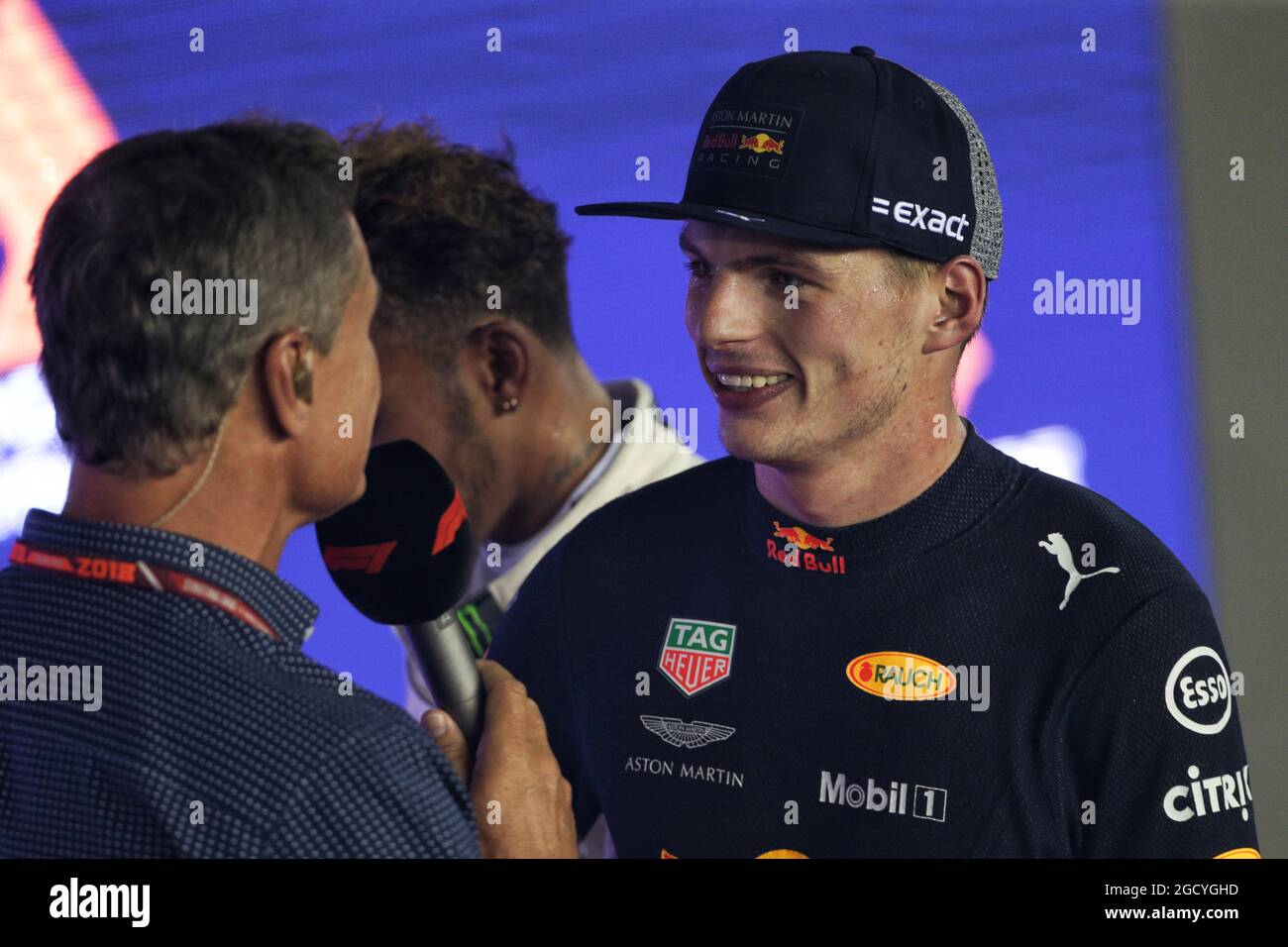 Channel 4 f1 commentator second placed max verstappen hi-res stock ...