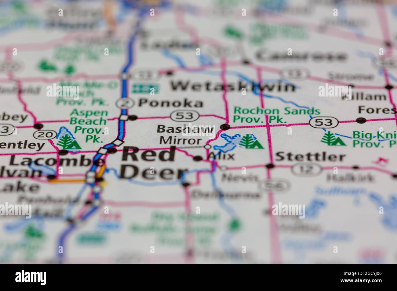 Map of bashaw hi-res stock photography and images - Alamy