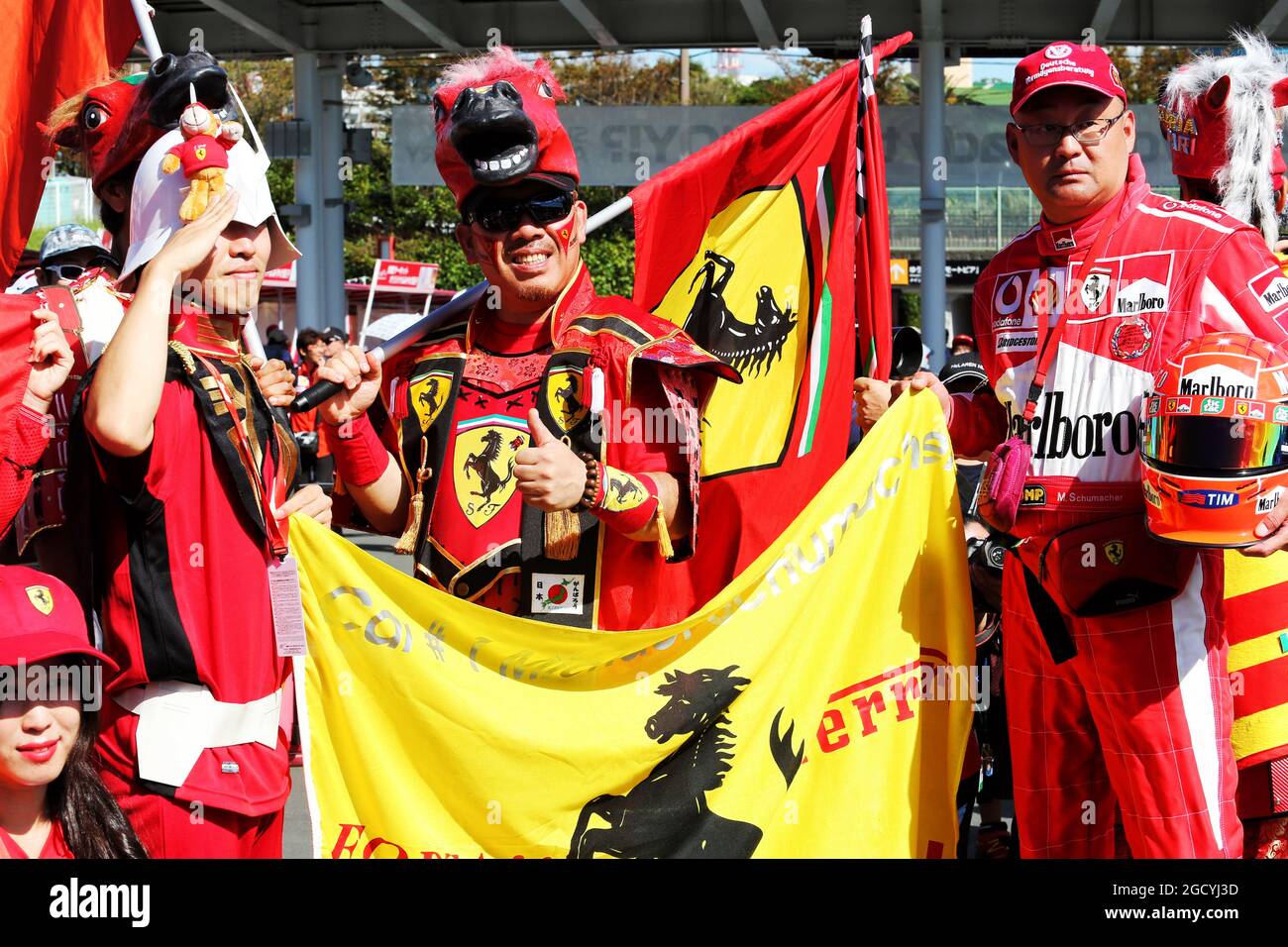 Ferrari portrait fans hi-res stock photography and images - Alamy