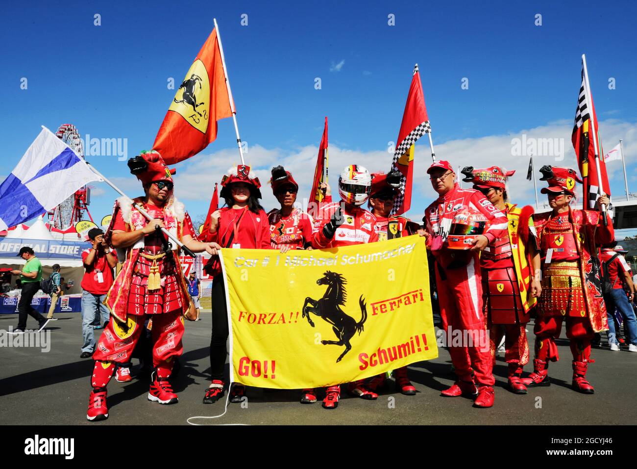 Ferrari fans hi-res stock photography and images - Alamy