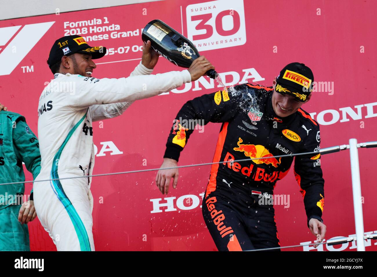 Lewis hamilton max verstappen hi-res stock photography and images - Alamy