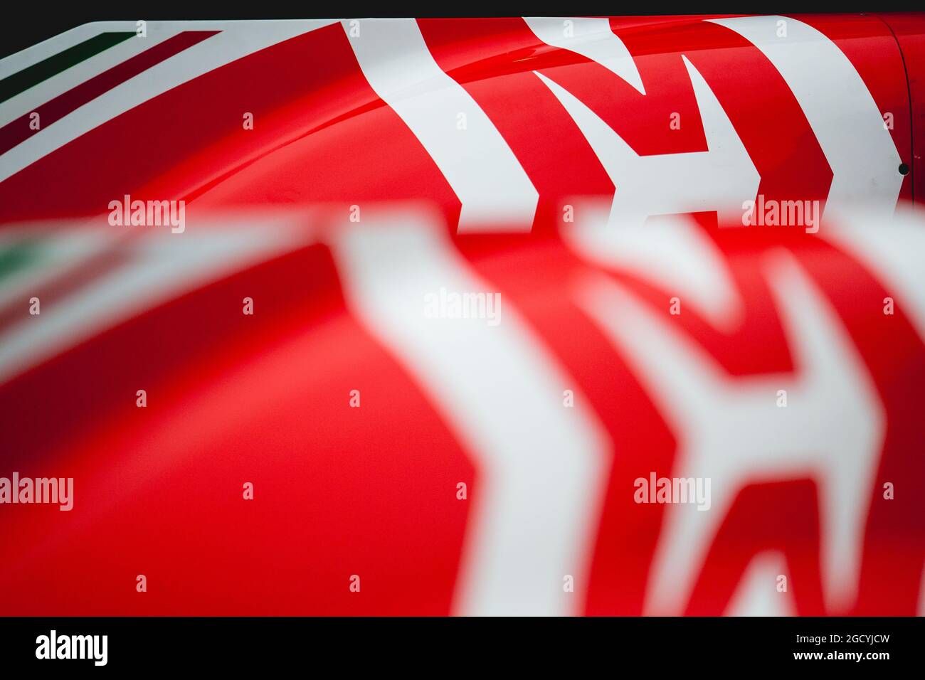 Ferrari SF71H engine covers. United States Grand Prix, Thursday 18th ...