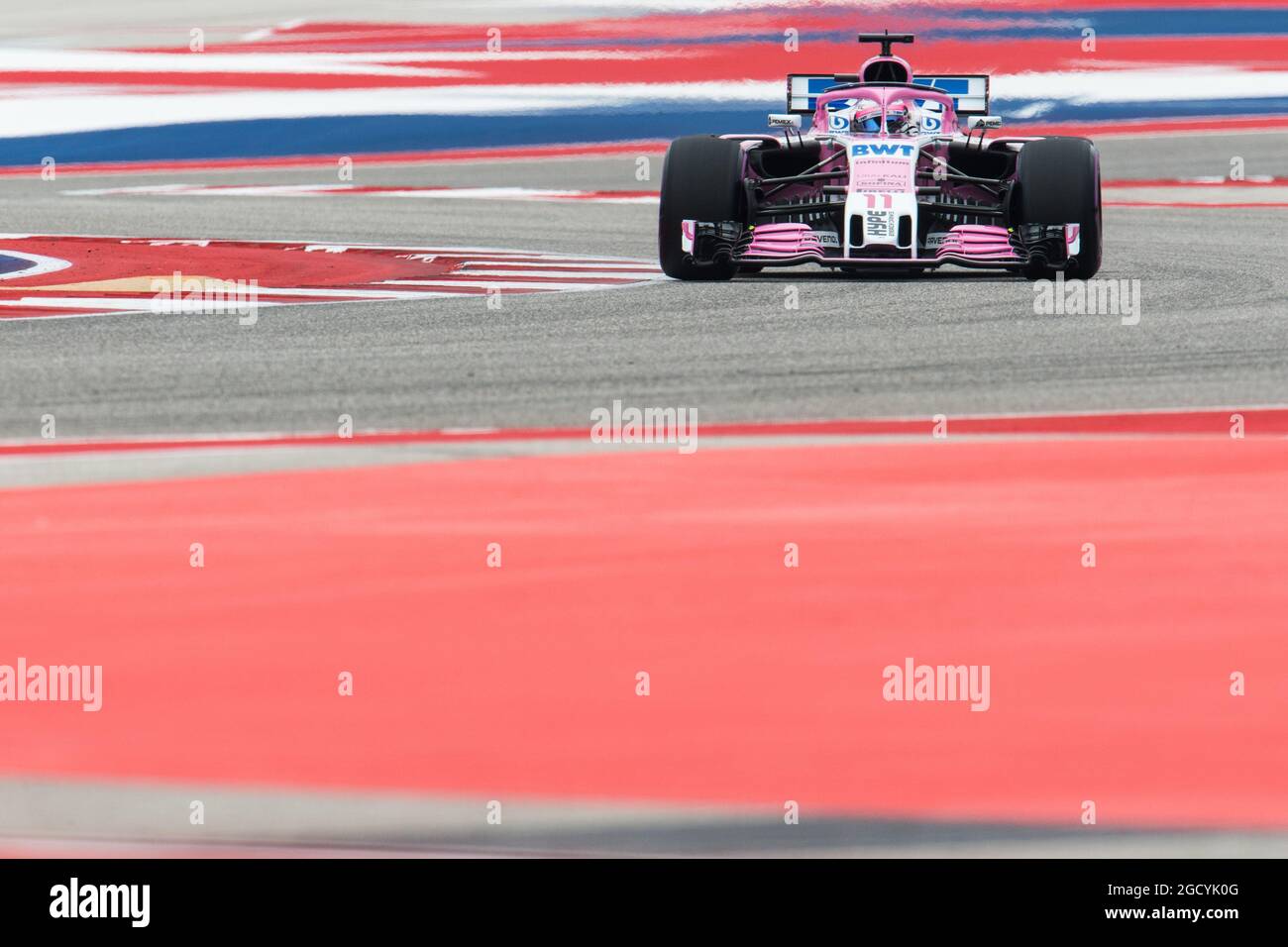 Sergio Perez (MEX) Racing Point Force India F1 VJM11. United States ...