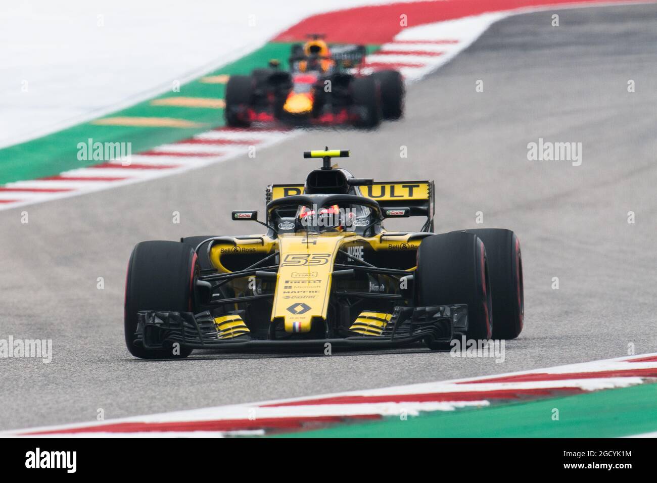 Carlos Sainz Jr (ESP) Renault Sport F1 Team RS18. United States Grand ...