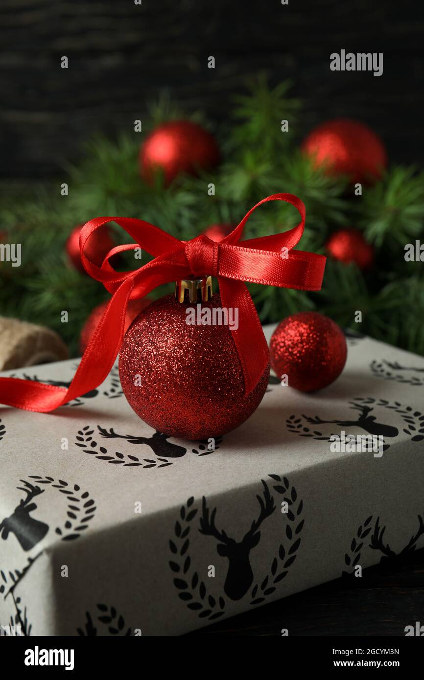 Stylish gift box hi-res stock photography and images - Alamy