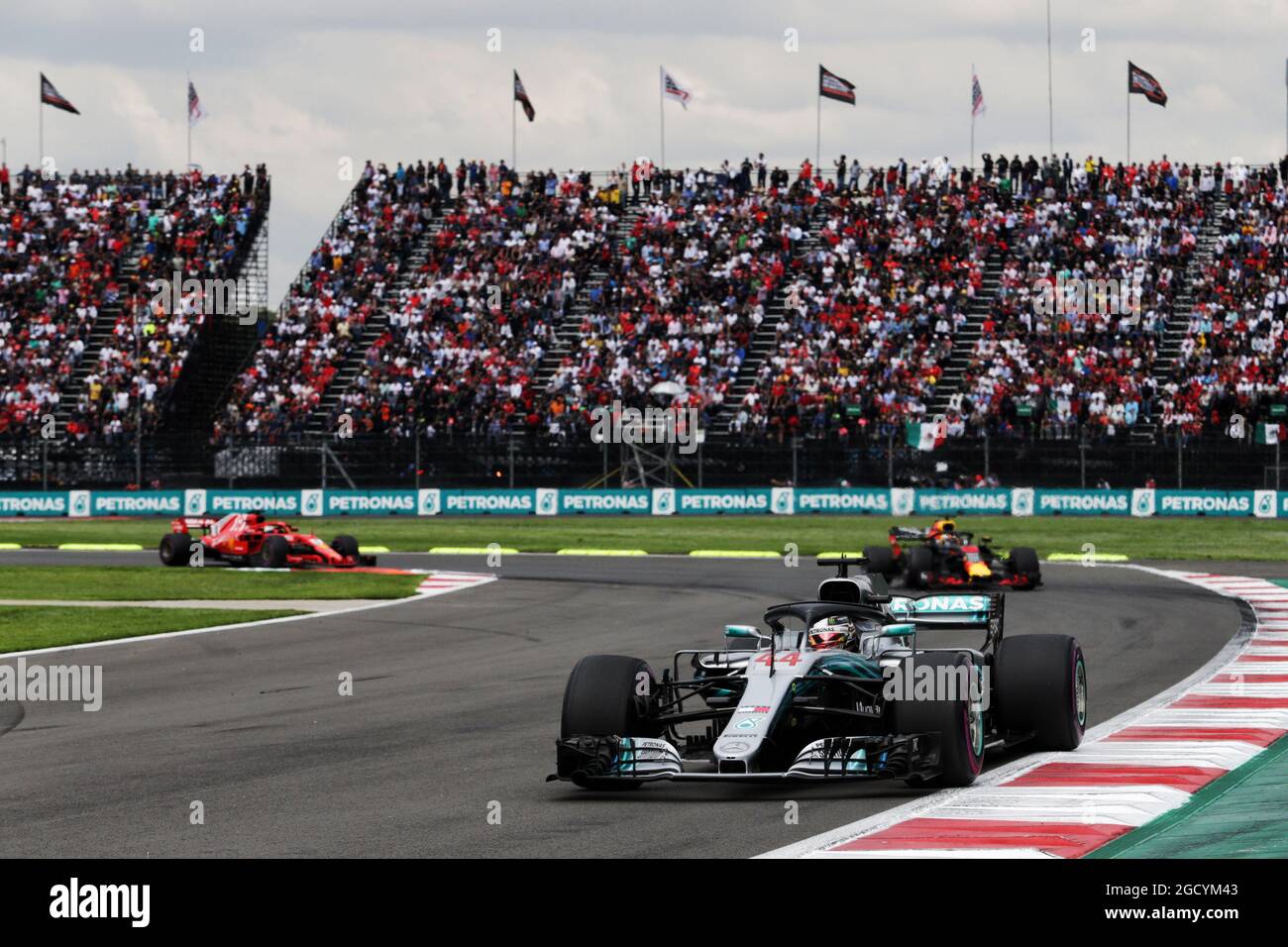 Lewis Hamilton (GBR) Mercedes AMG F1 W09. Mexican Grand Prix, Sunday ...