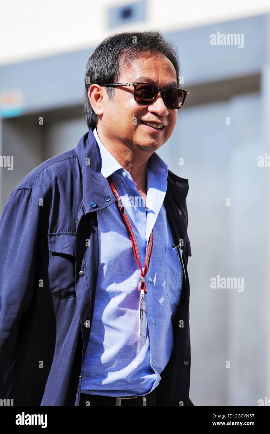 Chalerm Yoovidhya (THA) Red Bull Racing Co-Owner. Abu Dhabi Grand Prix ...
