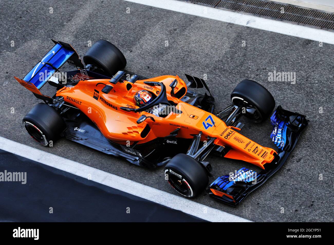 Lando Norris (GBR) McLaren MCL33 Test Driver. Formula One Testing ...